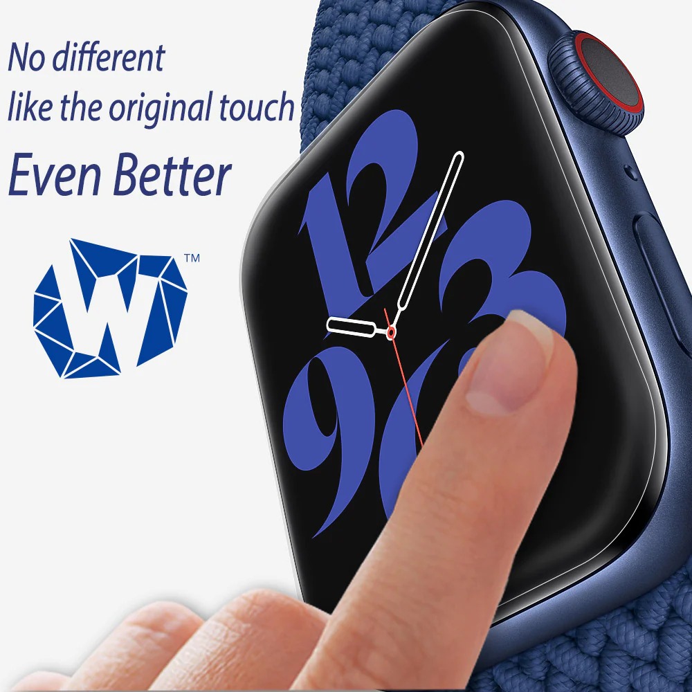 Korean Whitestone UV Dome Glass for Apple Watch Screen Protector with ...